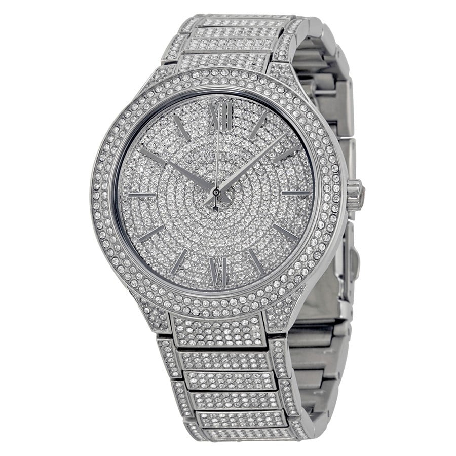 Michael Kors Women's Kerry Quartz Analog Silver Dial Watch MK3359 ...