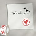 500 Count 1.5 Inch Heart Valentine's Day Stickers for Holiday ...