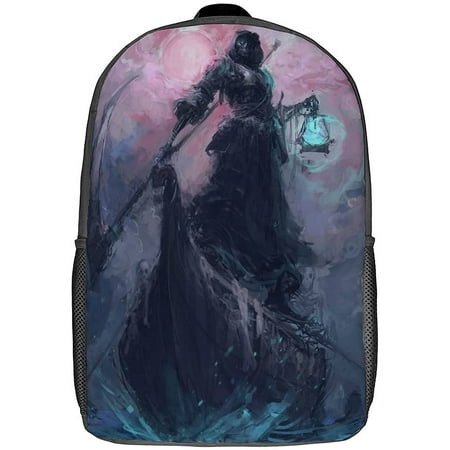 Grim Reaper DemonExquisite custom printed school or office Backpack ...