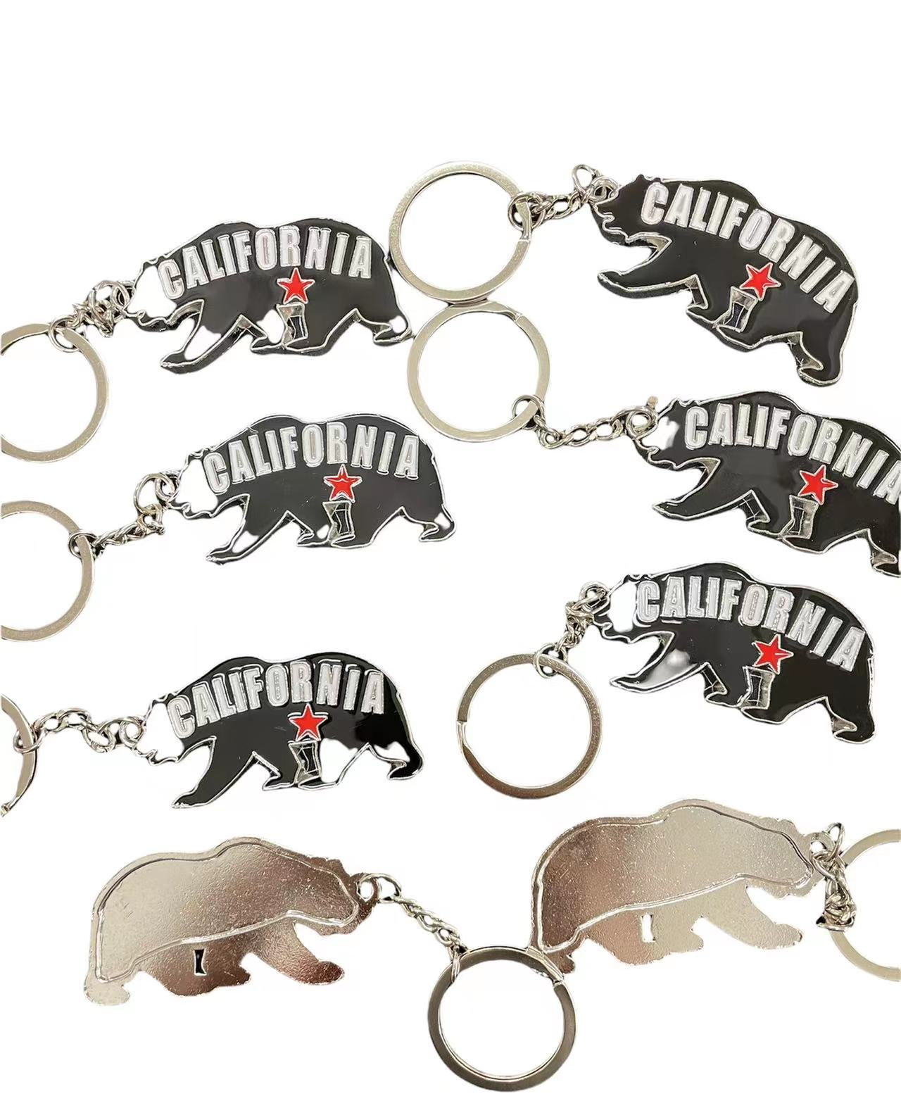 Set of 12 Los Angeles Animal Souvenir Keychain, I Heart LA Keychain, I ...