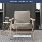 BELLEZE Maximus Mid-Century Modern Arm Chairs, Set of 2, Contemporary ...