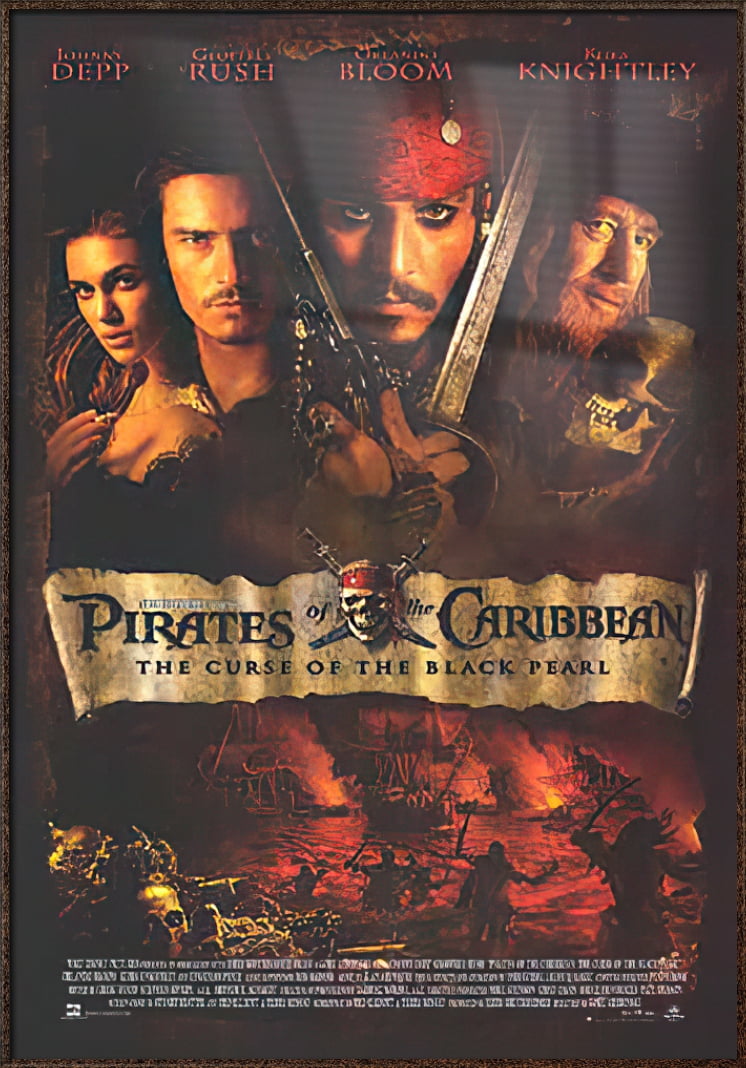 Pirates Of The Caribbean The Curse Of The Black Pearl Poster
