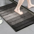 Inerposs Piano Key Flocking Floor Mat, Absorbent Bathroom Carpet, Non ...