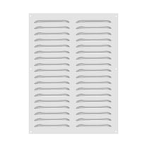 Uxcell 4 x 20 Inch Aluminum Vent Cover, Air Grille Ventilation Cover ...