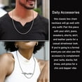 Stainless Steel Rolo Chain Necklace Square Rolo Chains for Men Women ...