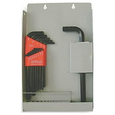 PITTSBURGH SAE and Metric T-Handle Ball End Hex Key Set, 18 Piece ...