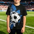 Teens Boys Casual Pullover Football Themed Training Color Blocked Kids ...