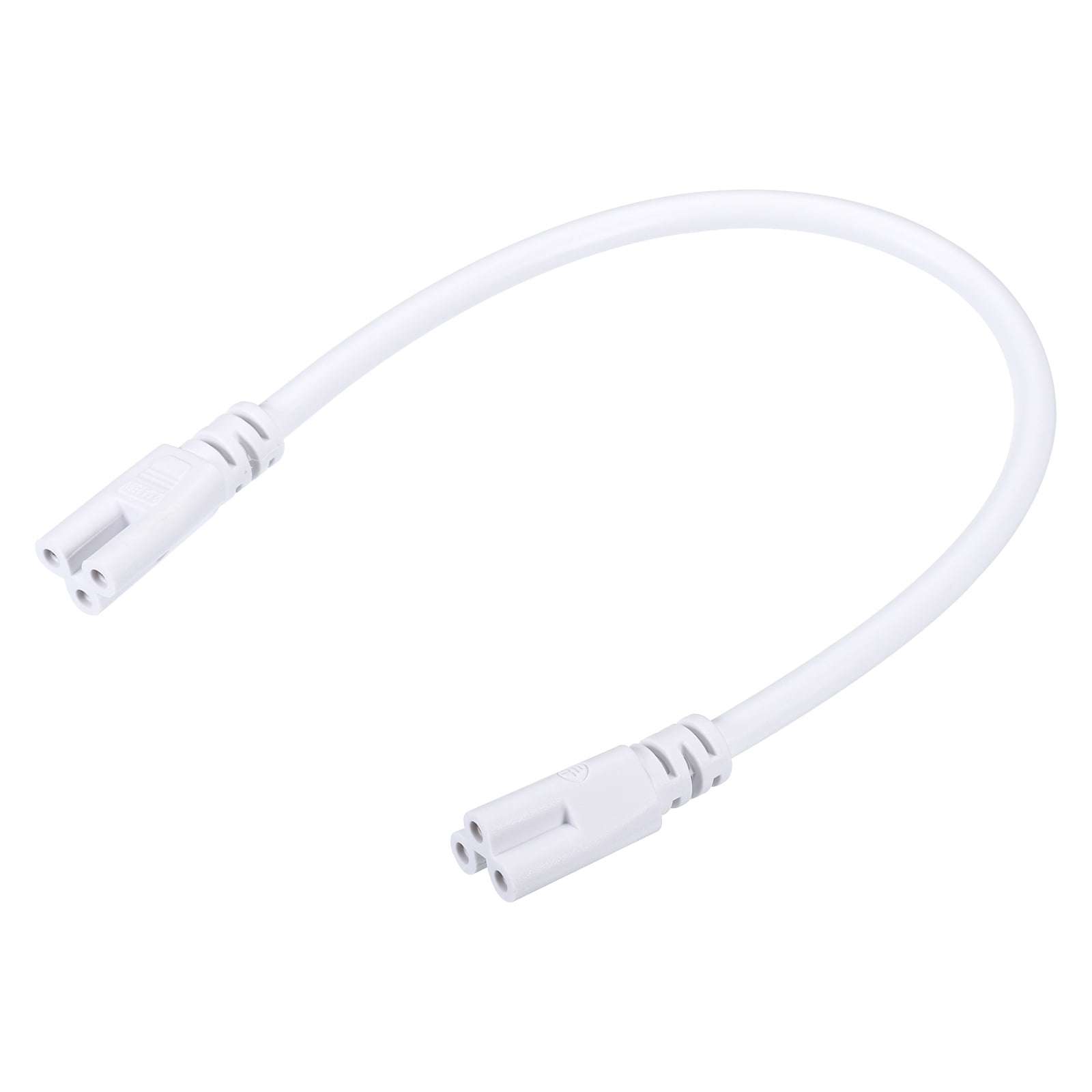 Uxcell T5 T8 LED Tube Connector Round Cable 30CM Female to Female ...