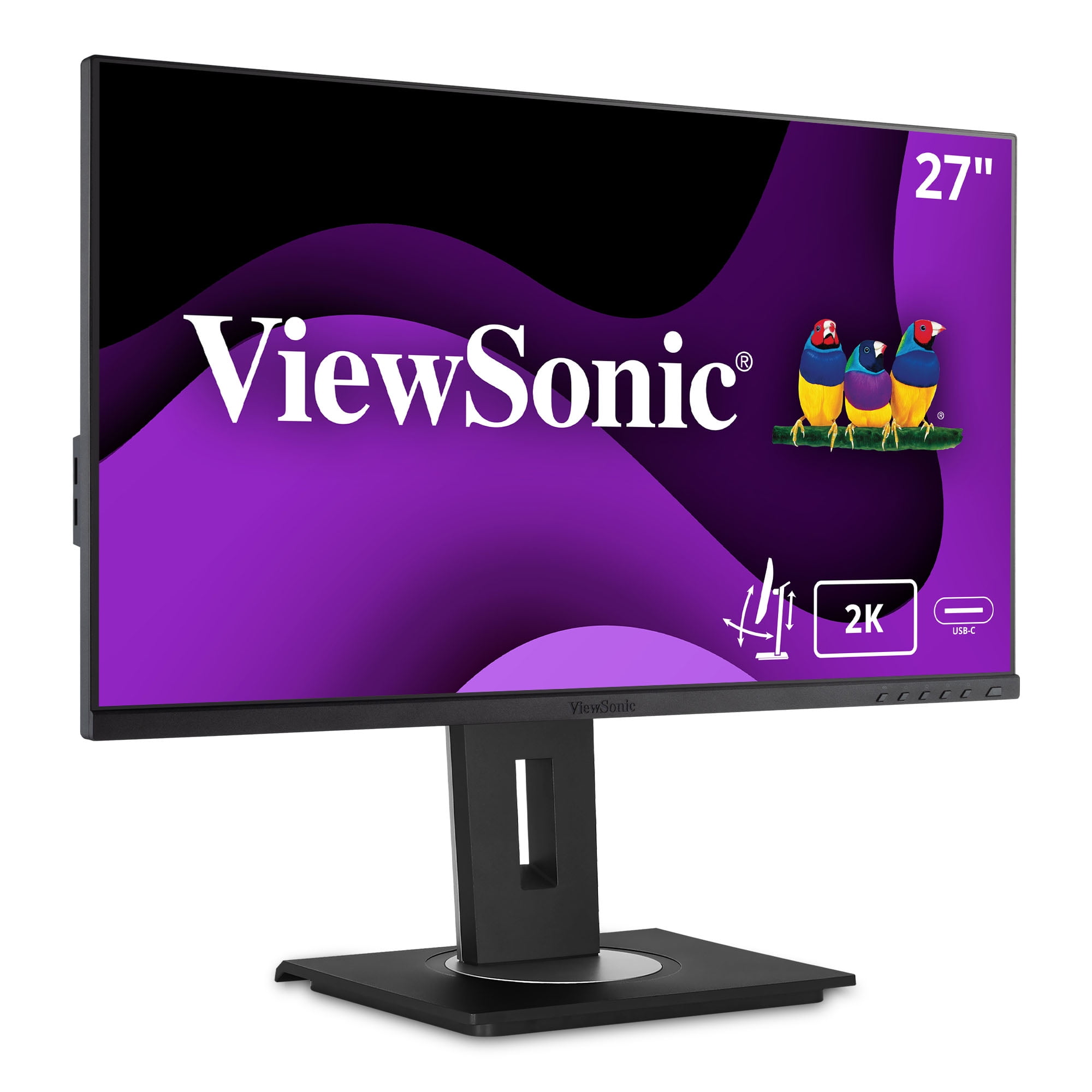 Pre-Owned ViewSonic VG2756A-2K 27" IPS 1440p Docking Monitor with 100W ...