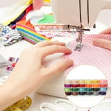 ZFITEI 72Pcs 36 Colors Bobbins Sewing Thread Kit, Polyester Thread ...