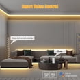 32.8ft Tunable White Smart COB Led Strip Light Kit, CCT 2700K-6500K ...