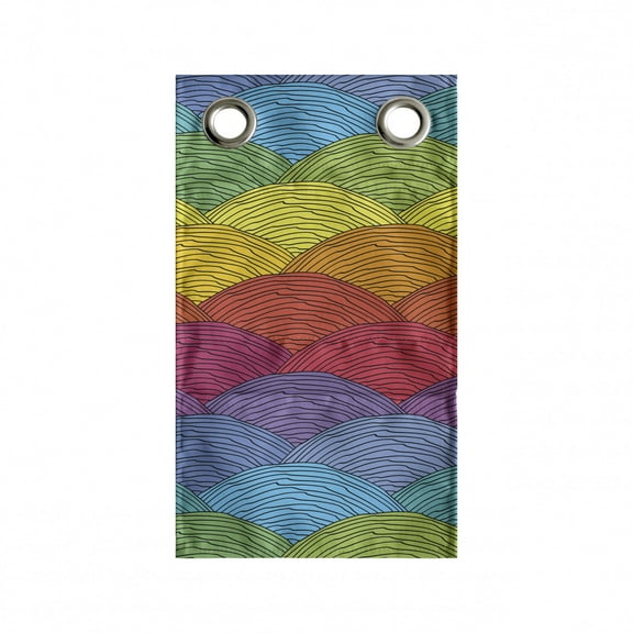 Abstract Hanging Pocket Organizer, Continuous Random Dots Brush Strokes ...
