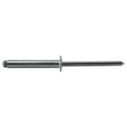 Mill 3/16" Large Head Tri-Fold Exploding Aluminum Mandrel Pop Rivets 25 ...