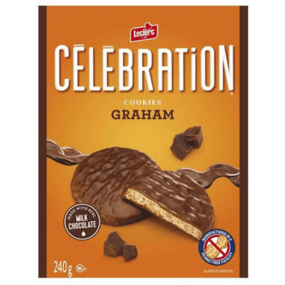 Leclerc Celebration Milk Chocolate Butter Cookies, Made with Real Milk ...