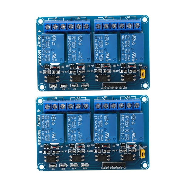 Solid State Relay Module,2PCS 4 Channel Relay Relay Module Channel ...