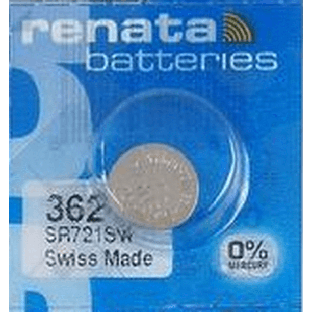 Renata 362 Button Cell watch battery, 5 Pack - Walmart.com - Walmart.com