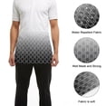 Abstract Art Half Waist Apron Classic Black Line Gradient Texture Short ...