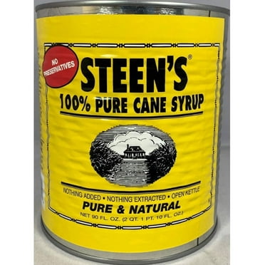 Steen's 100% Pure Cane Syrup, Traditional Yellow Label, 16 oz Bottle ...