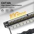 XINDUO-Patch Panel 12 Port with Cat6A Keystone Jack 【EC Listed】 STP ...