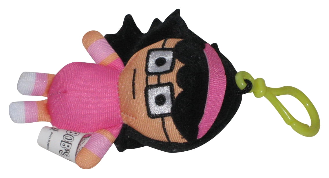 Bob's Burgers Buttloose Tina Bullsitoy 4-Inch Dangler Clip-On Plush ...
