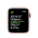 Apple Watch Series 5, 40mm, Gold Aluminum Case, Pink Sand Sport Band ...