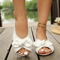 EKVAHL Dressy Wedge Sandals for Women, Open Toe Walking Flat Sandals ...