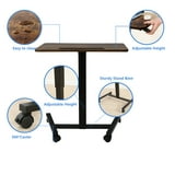 Mxtark Adjustable Workstation, Pneumatic Mobile Desk, Portable Bedside ...