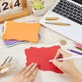1Set 50Pcs 10 Colors DIY Paper Blank Greeting Cards Rectangle Mixed ...