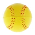 's Soft Training Softball, PU Foam Yellow Baseball Ball for Practice 7 ...