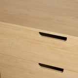 Walker Edison Modern 6-Drawer Dresser with Cut-Out Handles, Riviera ...