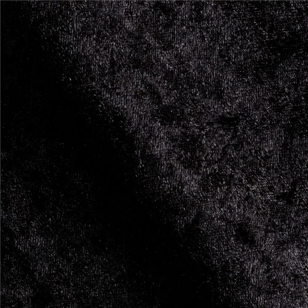 Ben Textiles Stretch Panne Velvet Velour Fabric, Black, Fabric by the ...