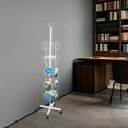 5-Tier 360° Rotating Greeting Card Rack Multifunctional Display Stand ...