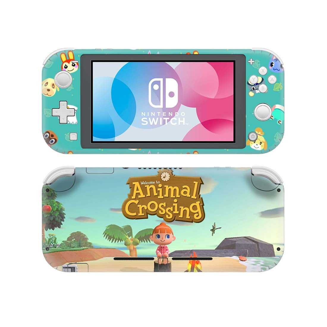 Nintendo Switch Lite Sticker Skin Decals Animal Crossing, Cute Cartoon ...