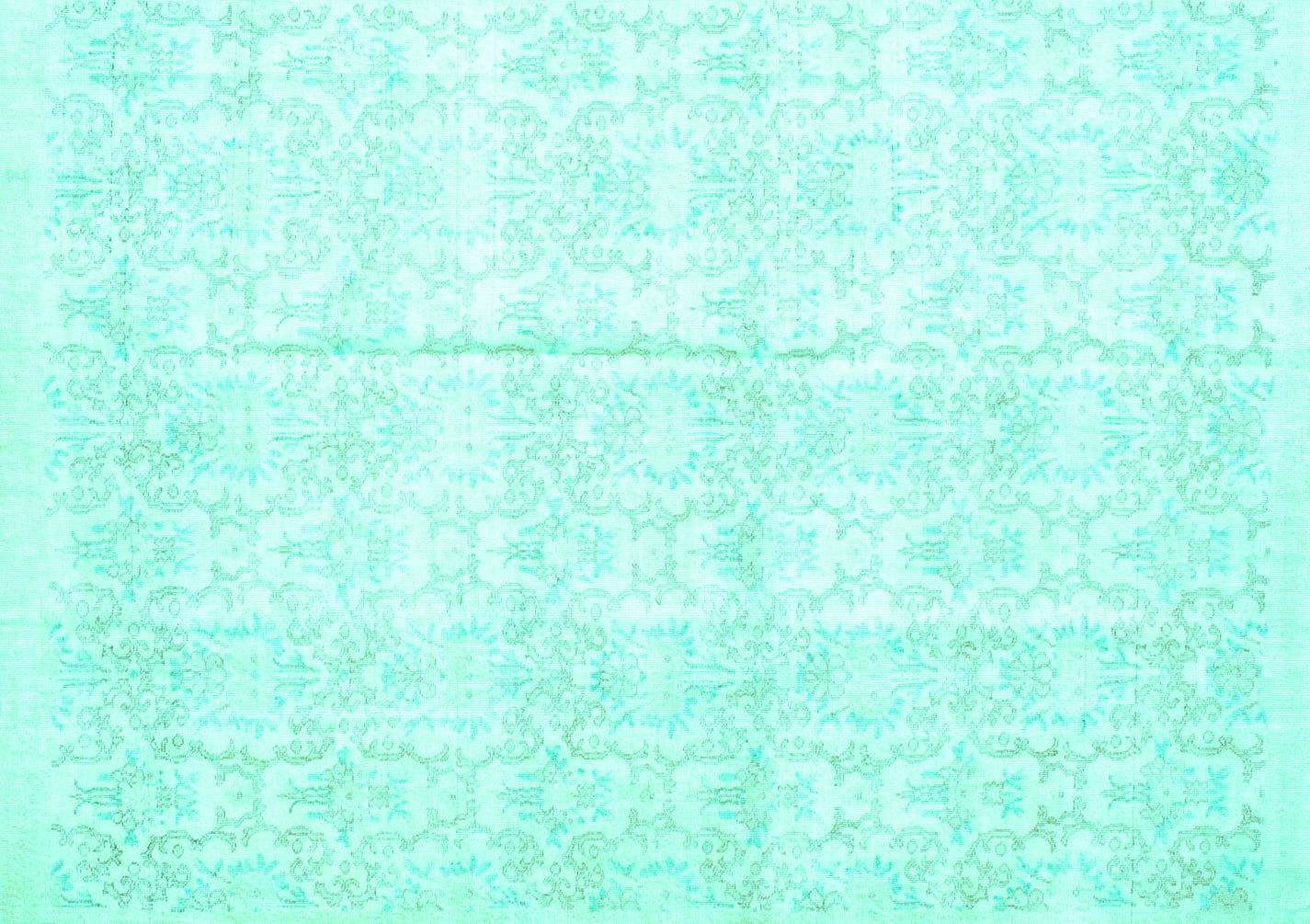 Ahgly Company Machine Washable Indoor Rectangle Persian Turquoise Blue ...