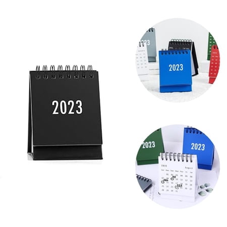 Mini Calendar Smooth Page Turning with Cardboard Base Easy Writing ...