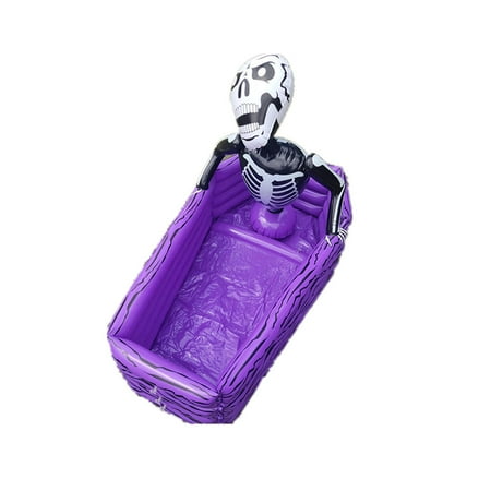 Pvc Inflatable Halloween Props Skeleton Ice Bucket Outdoor Decorations ...