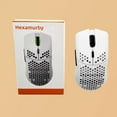 Hexamurby Ultralight Wireless Gaming Mouse,6 Kinds RGB Backlit,5 Levels ...