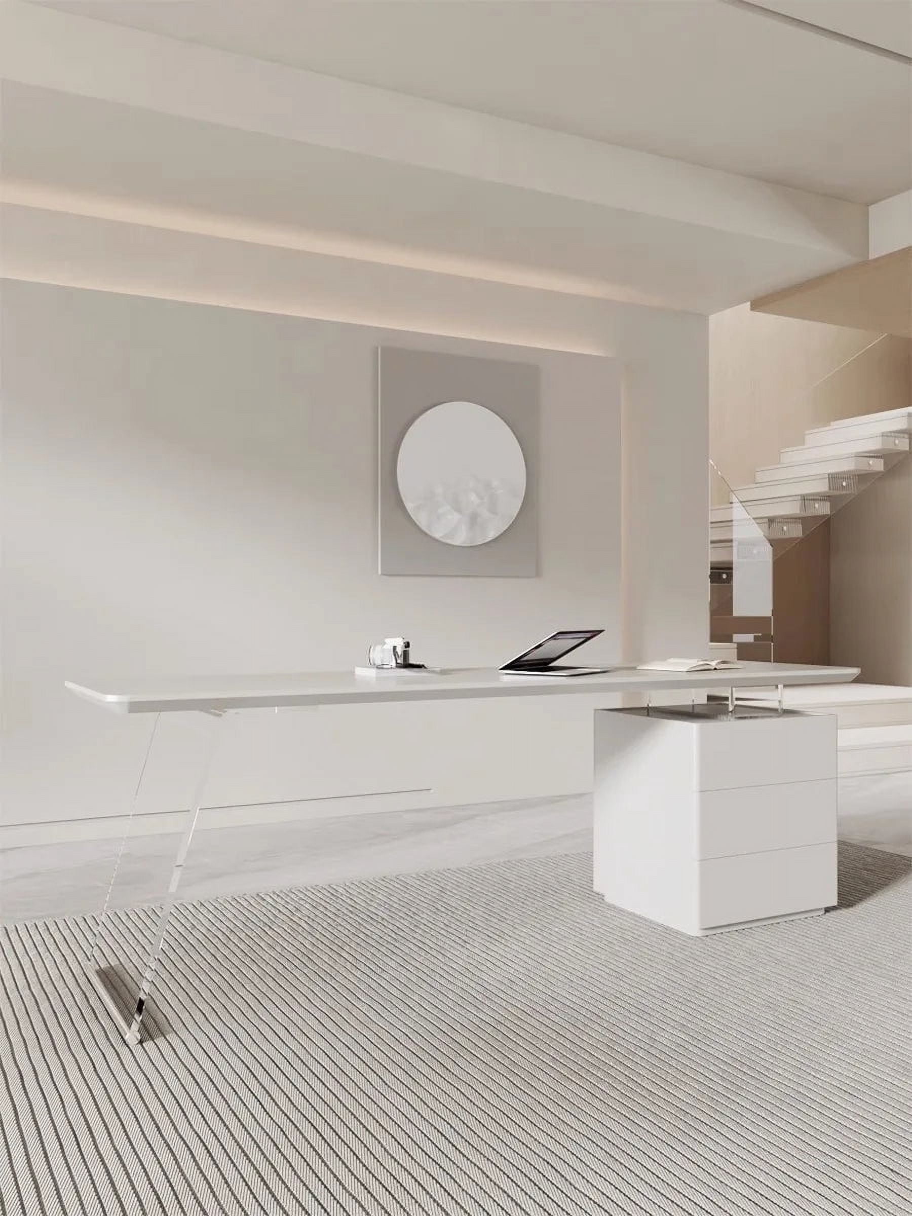 Computer Work Desk Table Modern Storage Meeting Executive Office Desks ...