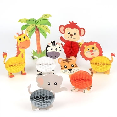 Jungle Theme Safari Baby Shower Decorations, Wild Animal Party ...