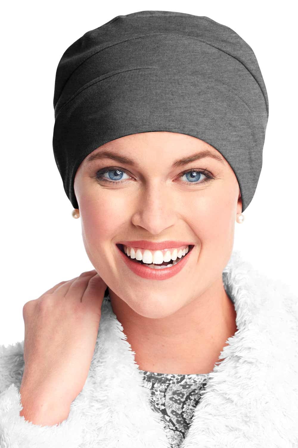 Three Seam Cotton Sleep Cap-Caps for Women with Chemo Cancer Hair Loss ...
