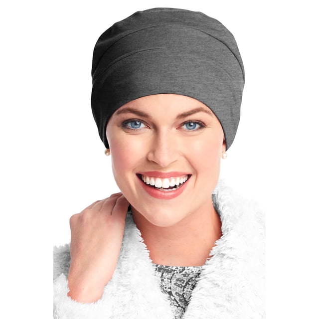 Three Seam Cotton Sleep Cap-Caps for Women with Chemo Cancer Hair Loss ...