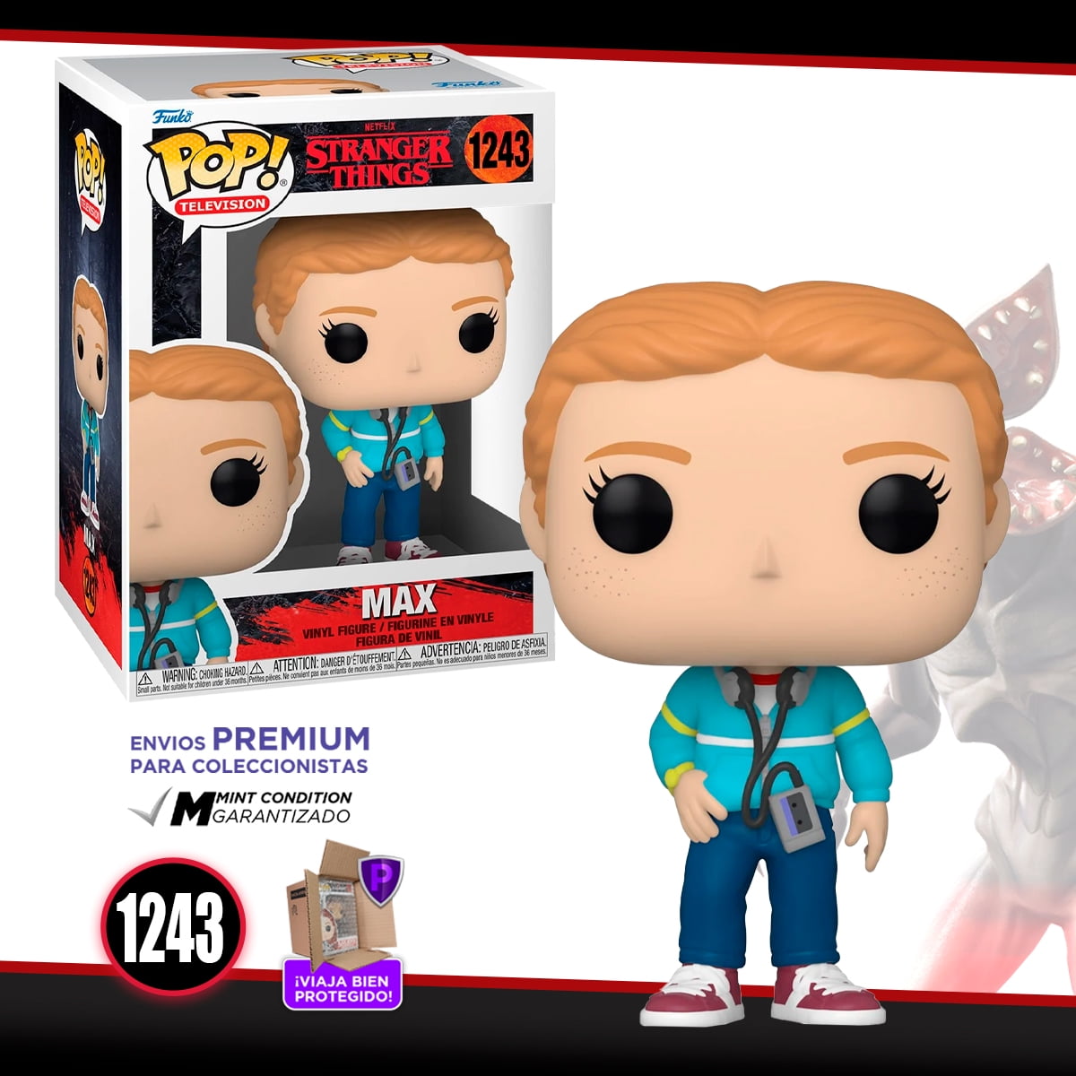 Funko Pop Max #1243 Stranger Things Serie Netflix Original Funko Max ...