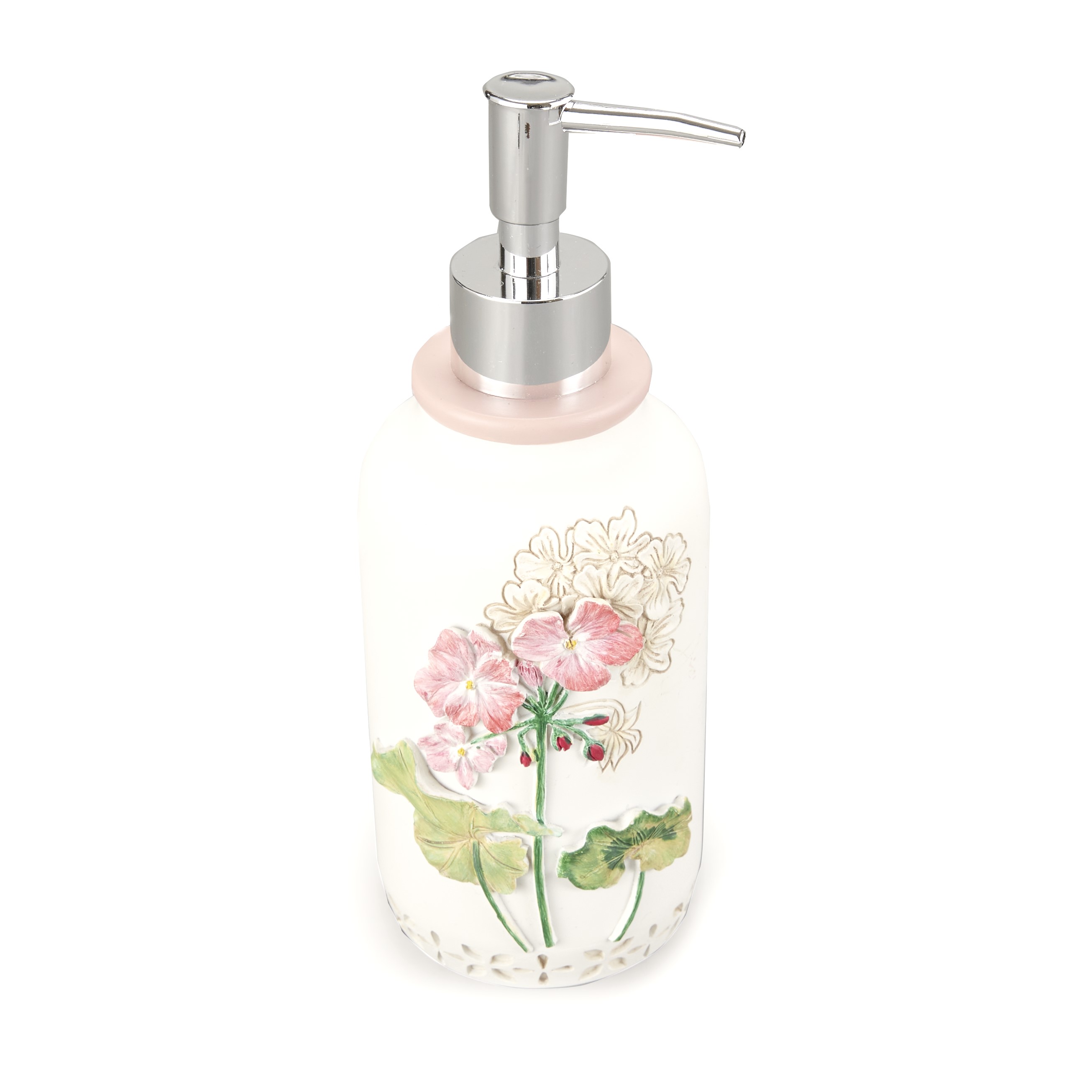Spring Soap/Lotion Pump - Ceramic Bathroom Liquid Dispenser for ...