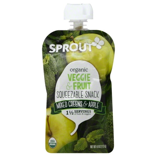 Sprout Foods Sprout Squeezable Snack, 4 oz – Walmart Inventory Checker ...