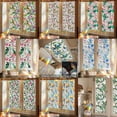 AOOOWER Elegant Floral Embossed Static Cling Decorative Glass Sticker ...