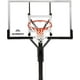 Silverback 54" In-ground Basketball Hoop with Tempered Glass Backboard ...