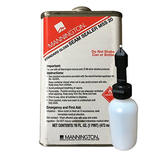 Mannington MSS 20 Standard Gloss Vinyl Flooring Seam Sealer Kit (1 Pint ...