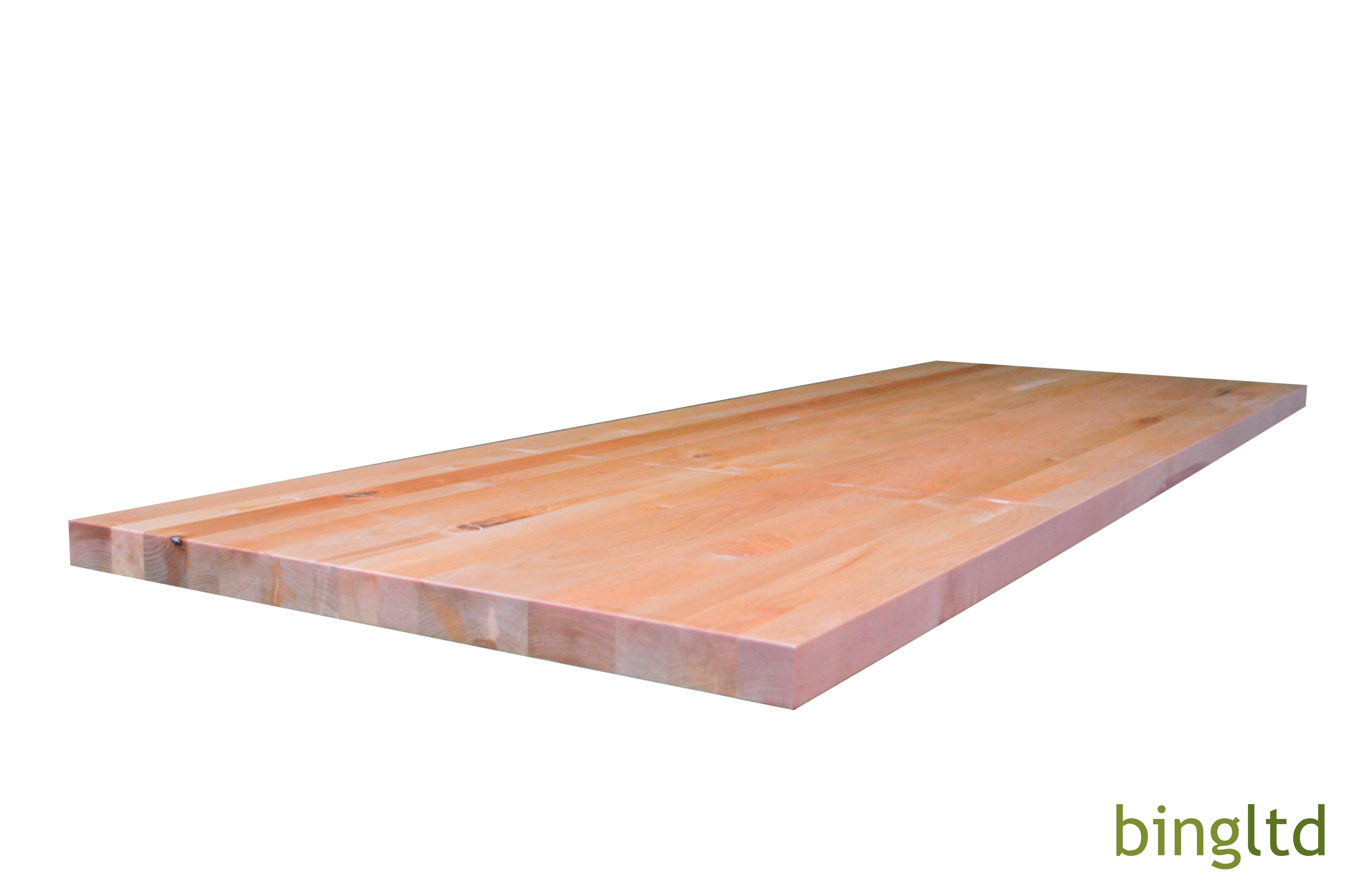 BingLTD - 72" L x 25" Rectangular Birch Butcher Block Standard ...