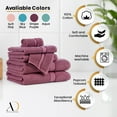 Ample Decor Cotton Bath Towels, Popcorn Textured, Quick Dry, Absorbent ...