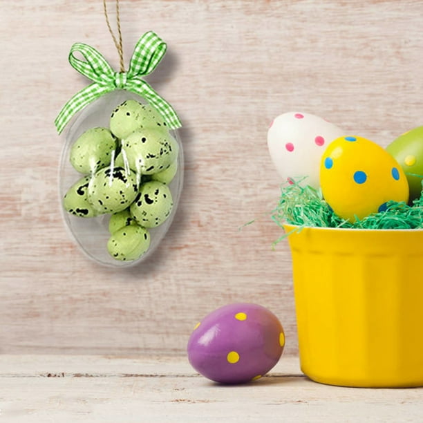 Home Decor Plastic Easter Eggs Set of 15 Eggs for Big Toys Shell ...